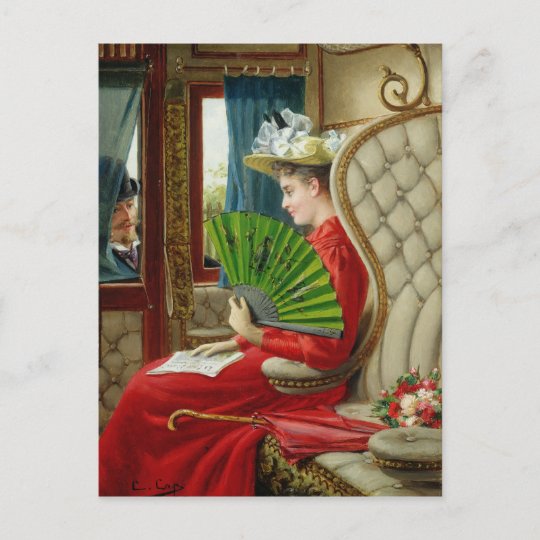 The Indiscretion, 1895 Postcard | Zazzle.com
