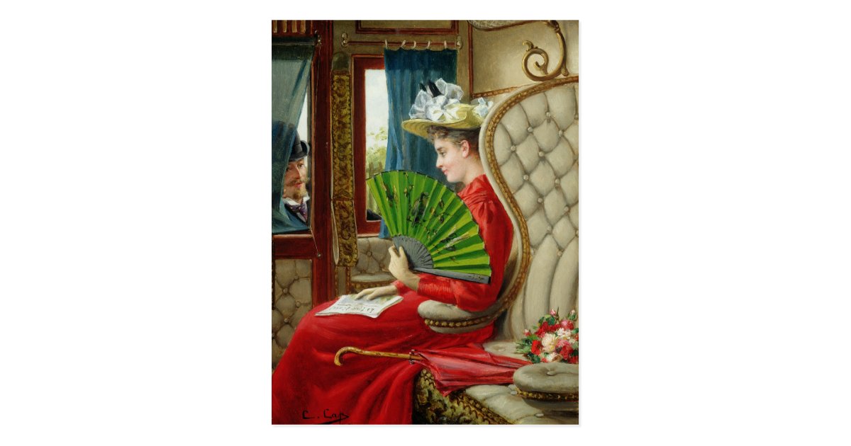 The Indiscretion, 1895 Postcard | Zazzle.com