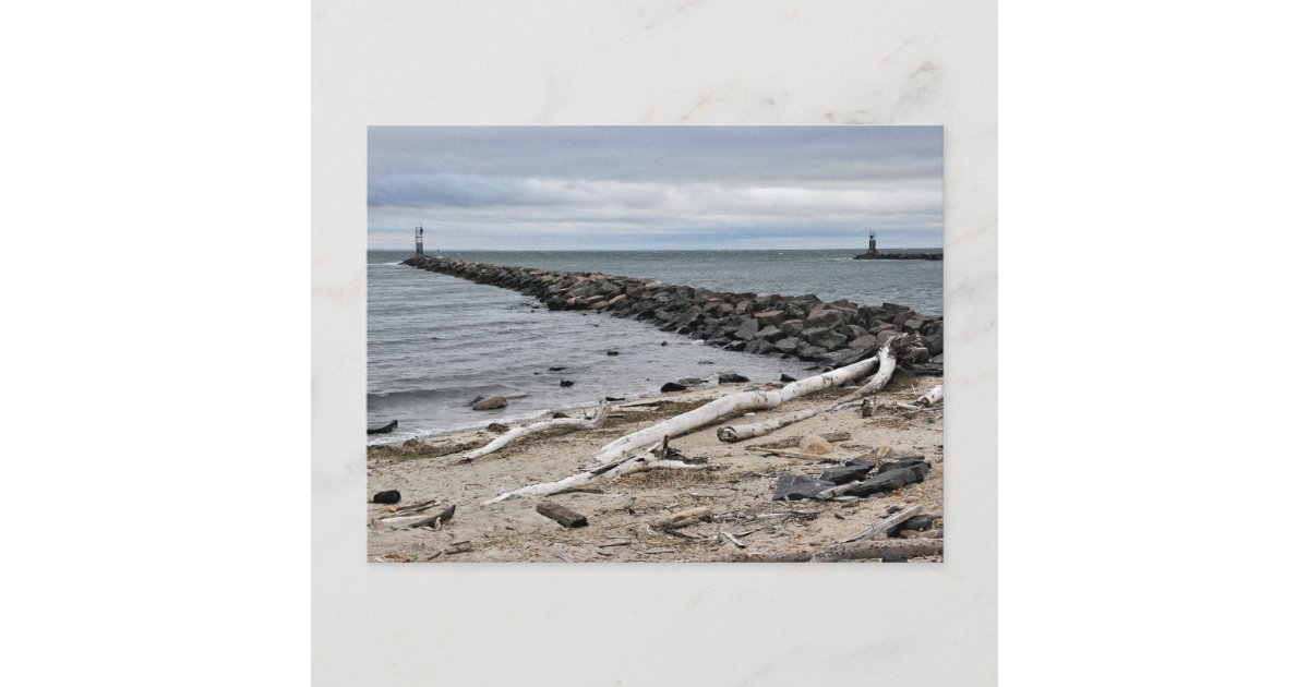 The Inlet at Lake Montauk Point Postcard | Zazzle