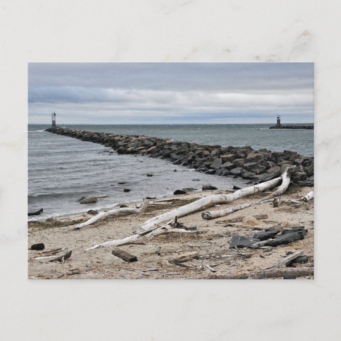 The Inlet at Lake Montauk Point Postcard | Zazzle.com