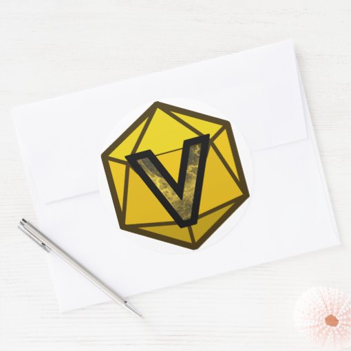 The INVICTUS Stream "YELLOW TEAM" Logo Classic Round Sticker | Zazzle