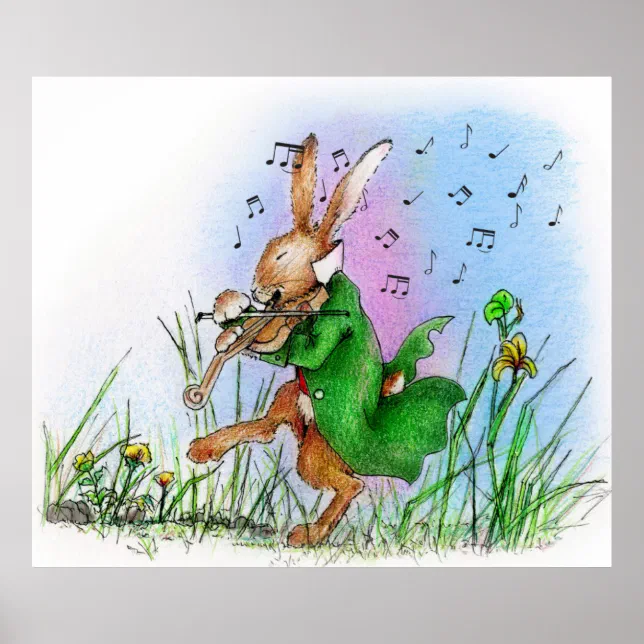 THE IRISH HARE POSTER | Zazzle