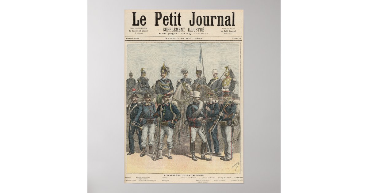 The Italian Army Poster | Zazzle