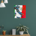The Italian "Boot" Poster | Zazzle