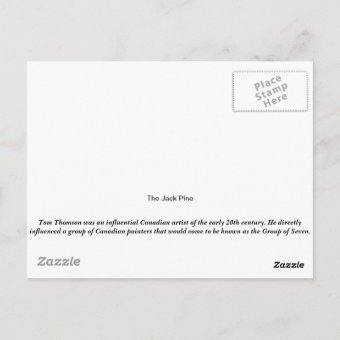 The Jack Pine Postcard | Zazzle