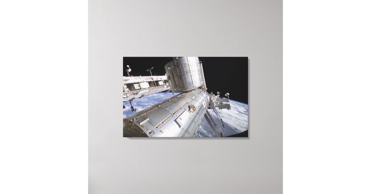 The Japanese Experiment Module Kibo laboratory Canvas Print | Zazzle