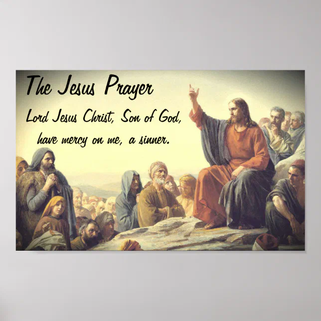 The Jesus Prayer Poster | Zazzle