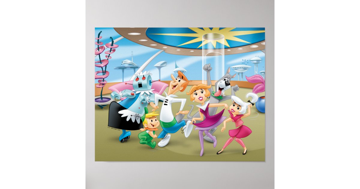 The Jetsons | Family Dance Party Poster | Zazzle
