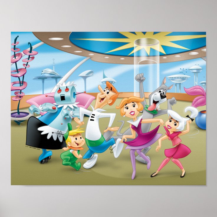 The Jetsons | Family Dance Party Poster | Zazzle