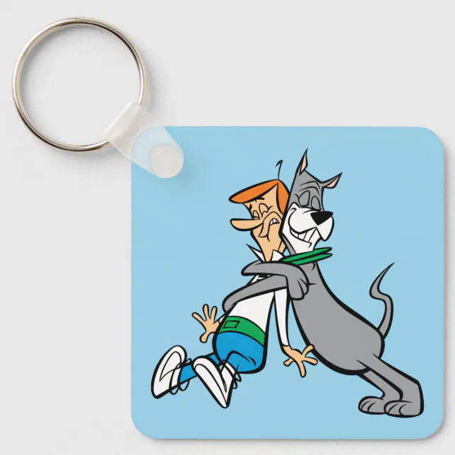 The Jetsons | George & Astro Hug Keychain | Zazzle