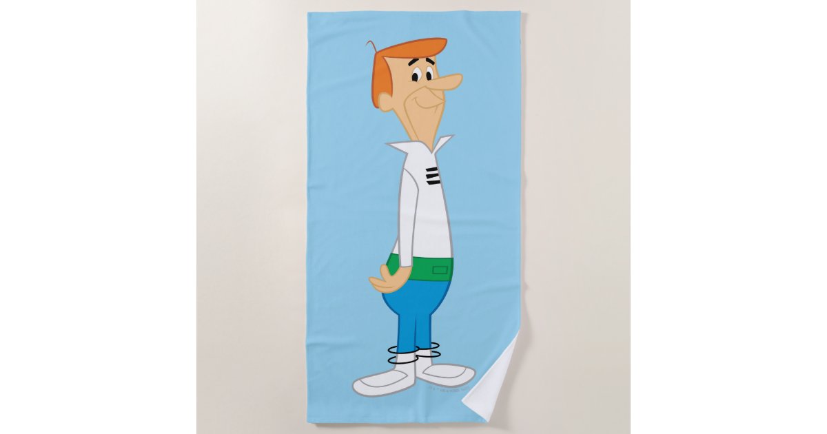 The Jetsons | Meet George Jetson Beach Towel | Zazzle