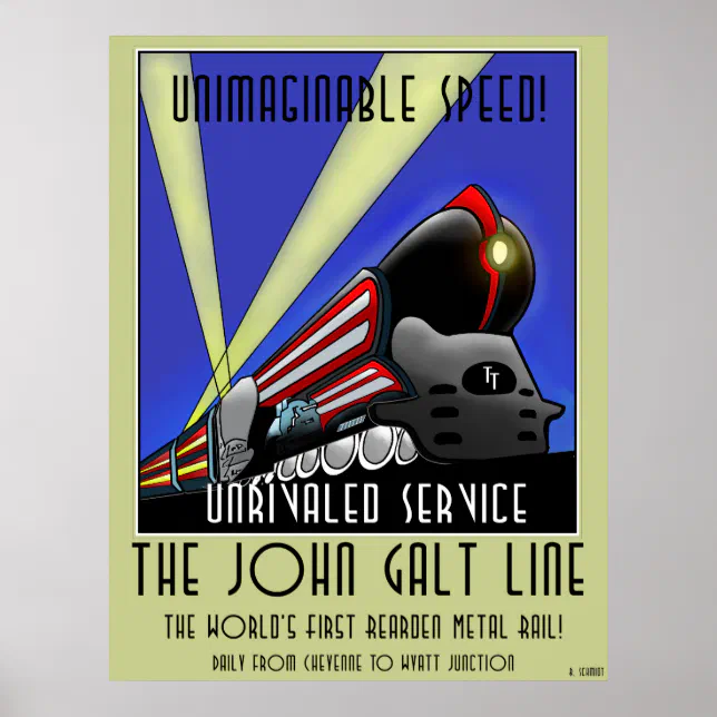 The John Galt Line Poster | Zazzle