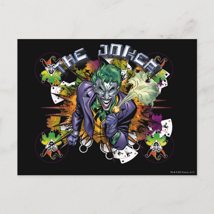 The Joker - Explosion Postcard | Zazzle