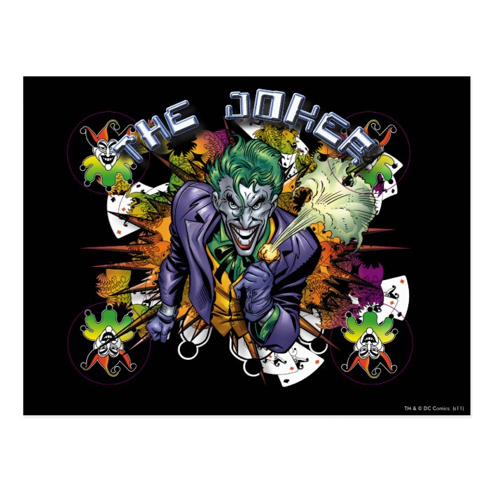 The Joker - Explosion Postcard | Zazzle.com