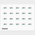 The Joker Name Logo Classic Round Sticker | Zazzle