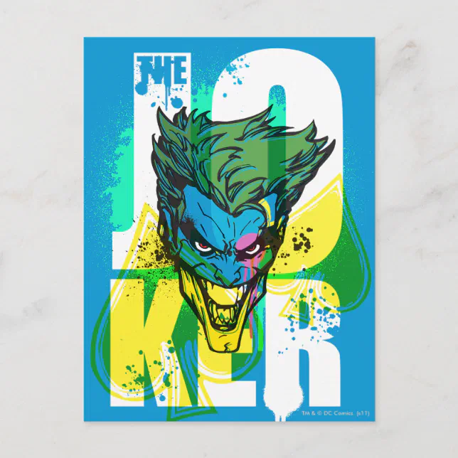 The Joker Spades Postcard | Zazzle