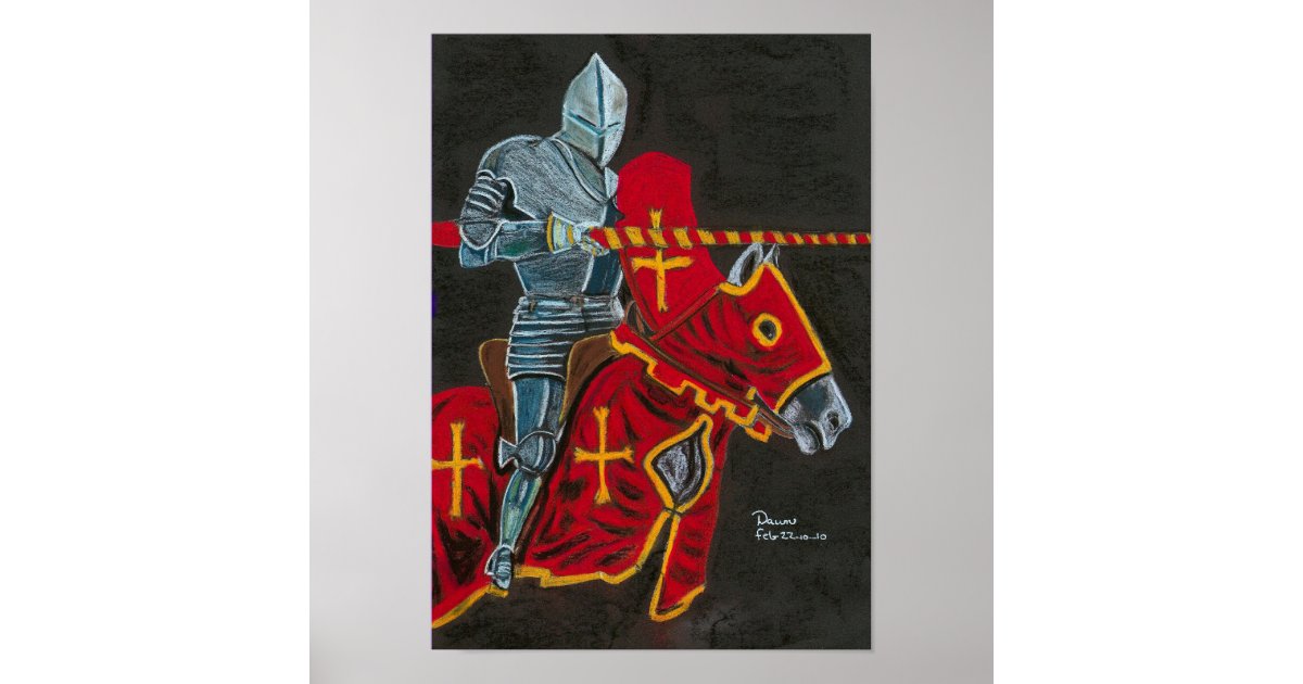 the jouster poster | Zazzle