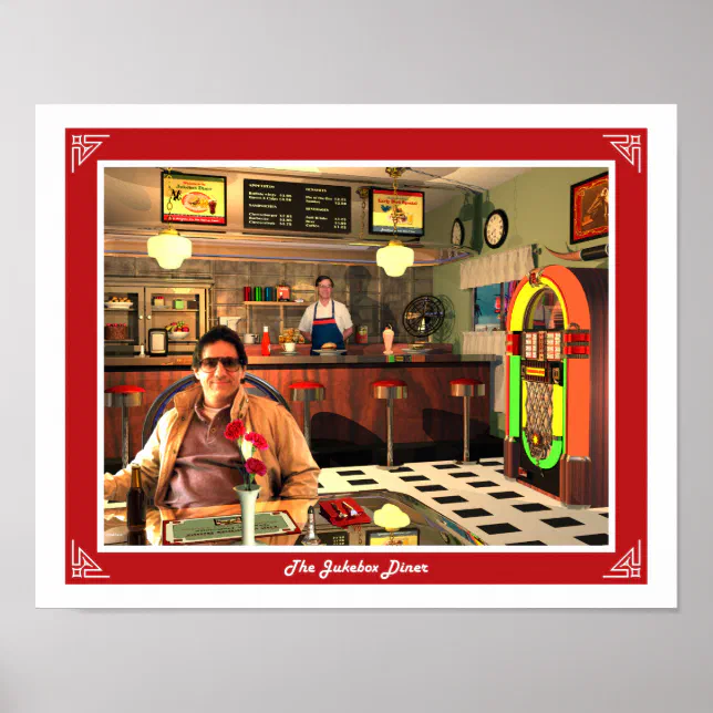 The Jukebox Diner Poster | Zazzle