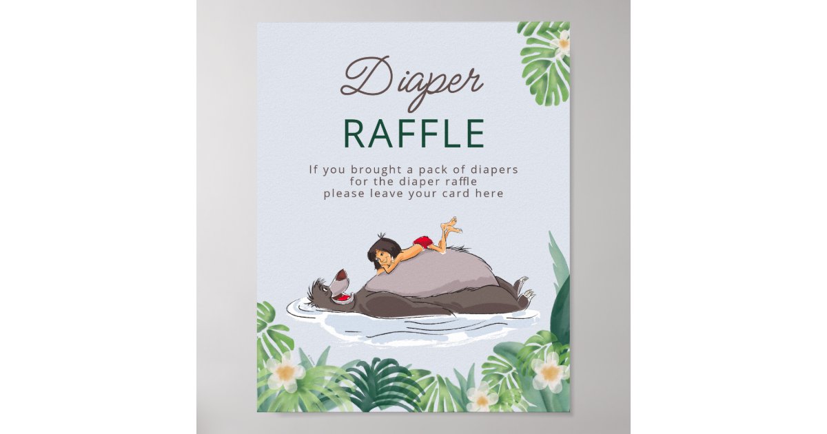 The Jungle Book Baby Shower Poster | Zazzle