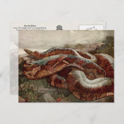 The Jungle Book: Kaa, the Python Postcard | Zazzle