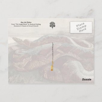The Jungle Book: Kaa, the Python Postcard | Zazzle