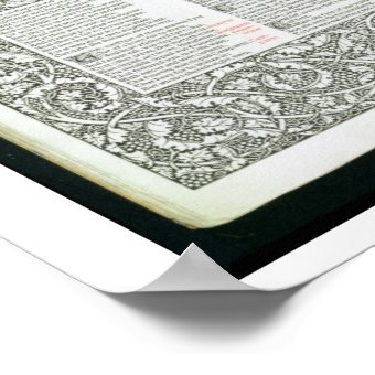 The 'Kelmscott Chaucer', published 1896 by the Kel Poster | Zazzle