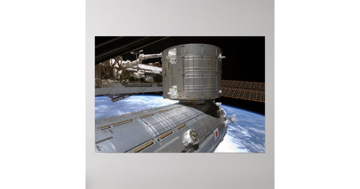 The Kibo Japanese Pressurized Module 2 Poster | Zazzle