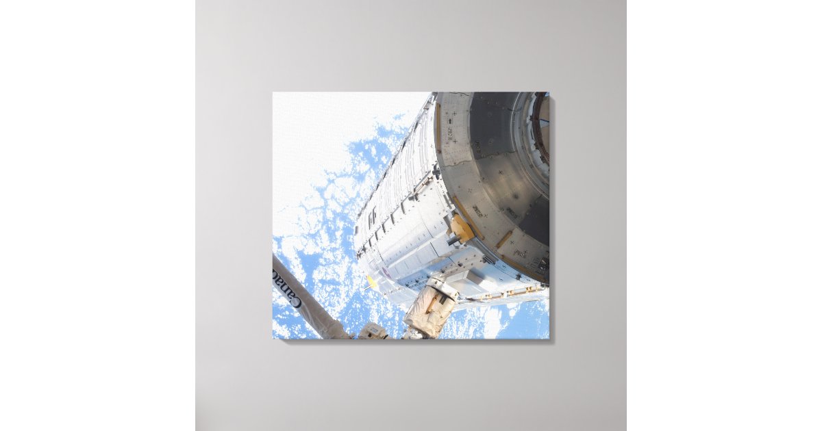 The Kibo Japanese Pressurized Module Canvas Print | Zazzle