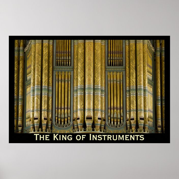 The King of Instruments organ poster - Birmingham | Zazzle.com