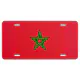 the kingdom of Morocco flag License Plate | Zazzle