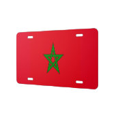 the kingdom of Morocco flag License Plate | Zazzle