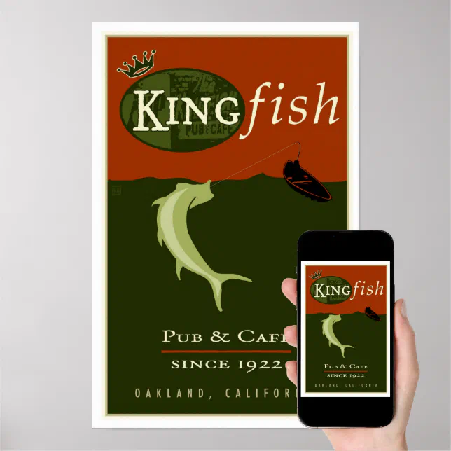 the Kingfish Poster | Zazzle