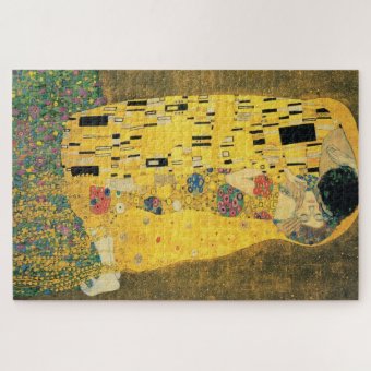 The Kiss by Gustav Klimt Jigsaw Puzzle | Zazzle