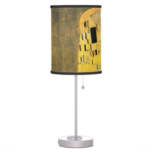 The Kiss - Gustav Klimt Table Lamp | Zazzle