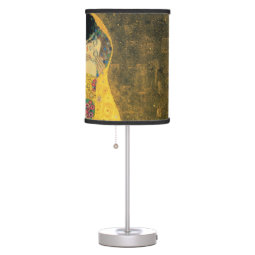 The Kiss - Gustav Klimt Table Lamp | Zazzle