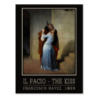 The Kiss / Il Bacio postcard | Zazzle.com