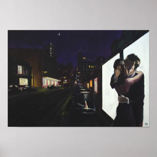 "The Kiss" Poster | Zazzle