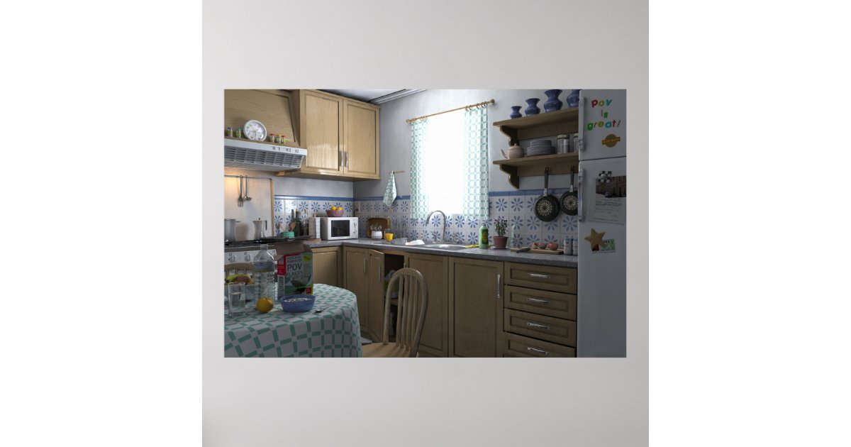 The Kitchen Poster | Zazzle