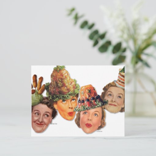 The Kitsch Bitsch : Disembodied Ladies of Kitsch Postcard | Zazzle