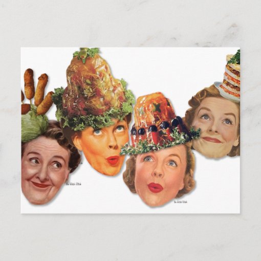The Kitsch Bitsch : Disembodied Ladies of Kitsch Postcard | Zazzle