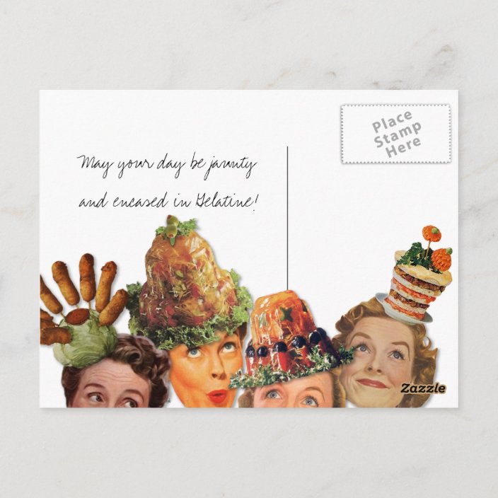 The Kitsch Bitsch : Disembodied Ladies of Kitsch Postcard | Zazzle.com