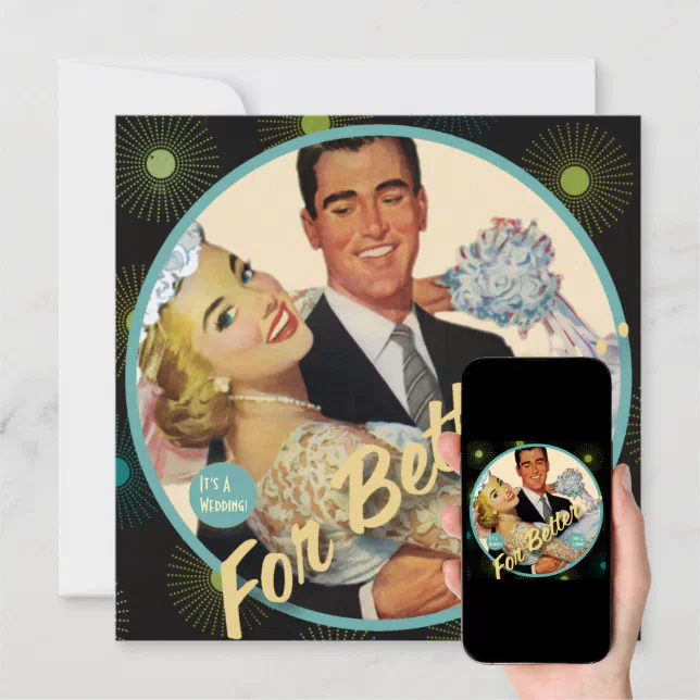 The Kitsch Bitsch : For Better ... Invitation | Zazzle