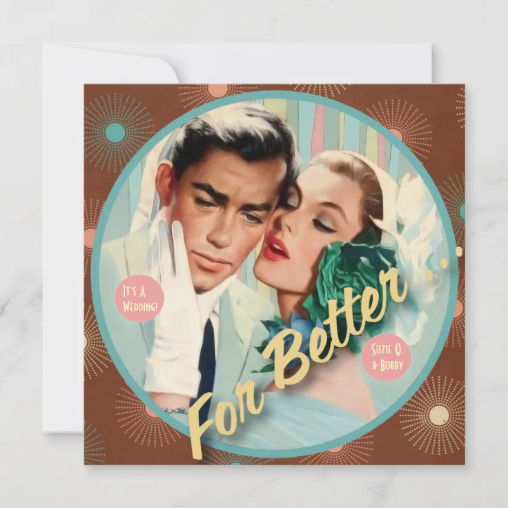 The Kitsch Bitsch : For Better ... Invitation | Zazzle