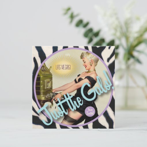 The Kitsch Bitsch : Just The Gals! Invitation | Zazzle