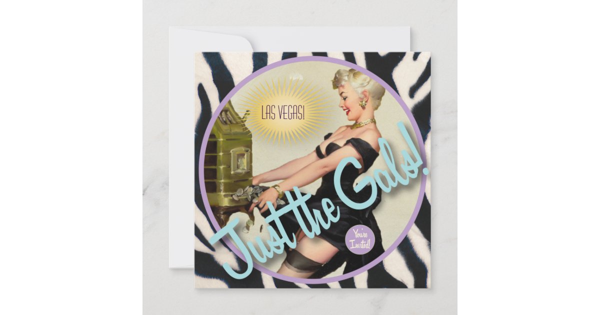 The Kitsch Bitsch : Just The Gals! Invitation | Zazzle