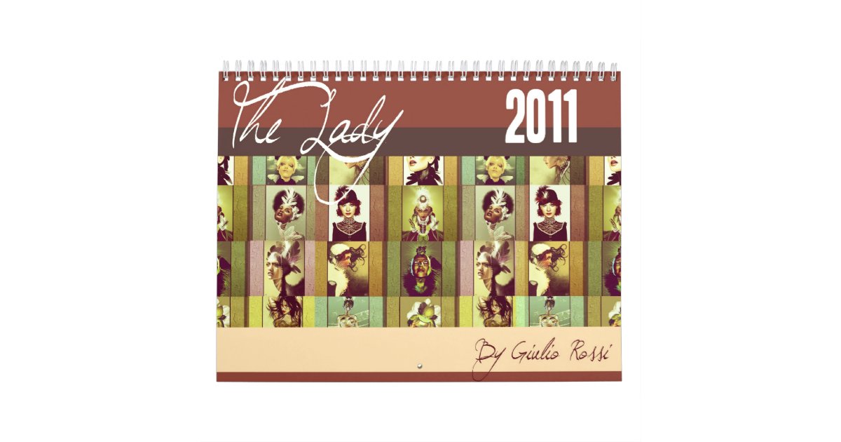 The Lady Calendar | Zazzle