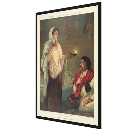 The Lady with the Lamp (Florence Nightingale) Canvas Print | Zazzle