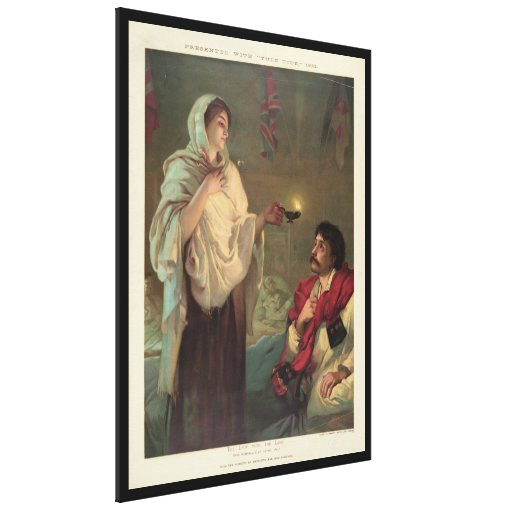 The Lady with the Lamp (Florence Nightingale) Canvas Print | Zazzle