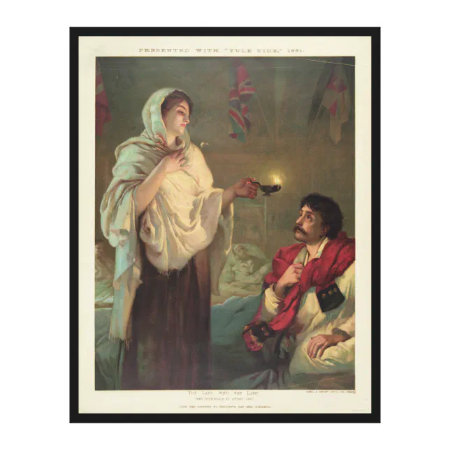 The Lady with the Lamp (Florence Nightingale) Canvas Print | Zazzle