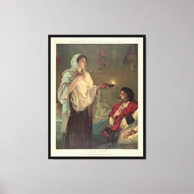 The Lady with the Lamp (Florence Nightingale) Canvas Print | Zazzle